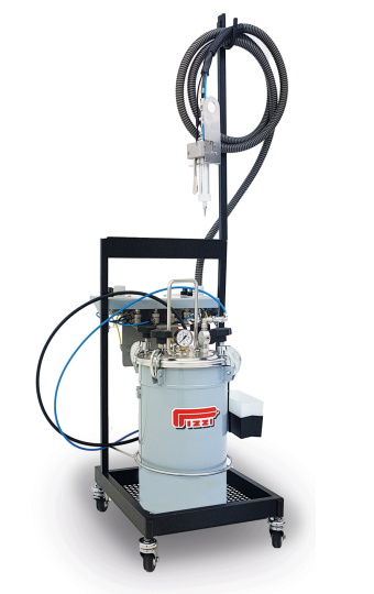 Pressurized glue tanks for PVA glues - Streitlein International Trade GmbH